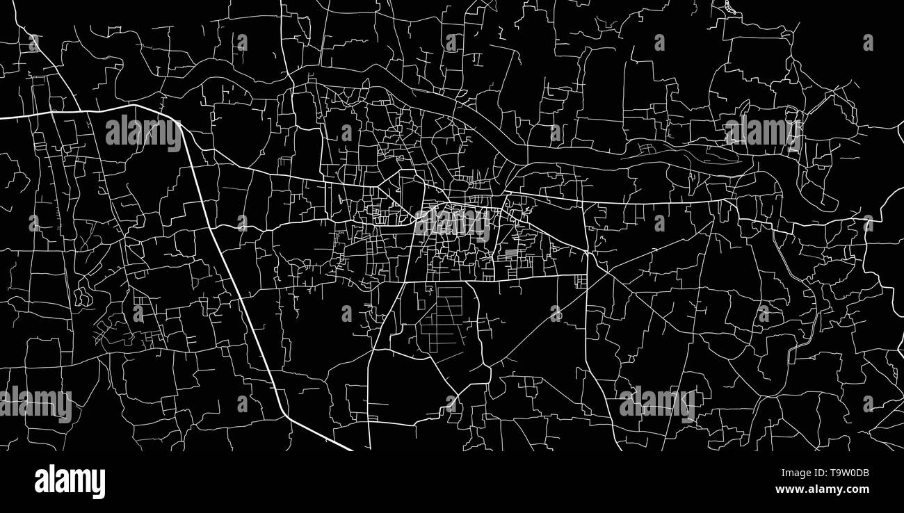 Urban vector city map of comilla, Bangladesh Stock Vector Image & Art ...
