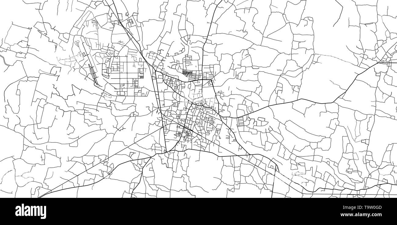 Urban vector city map of Jessore, Bangladesh Stock Vector Image & Art ...