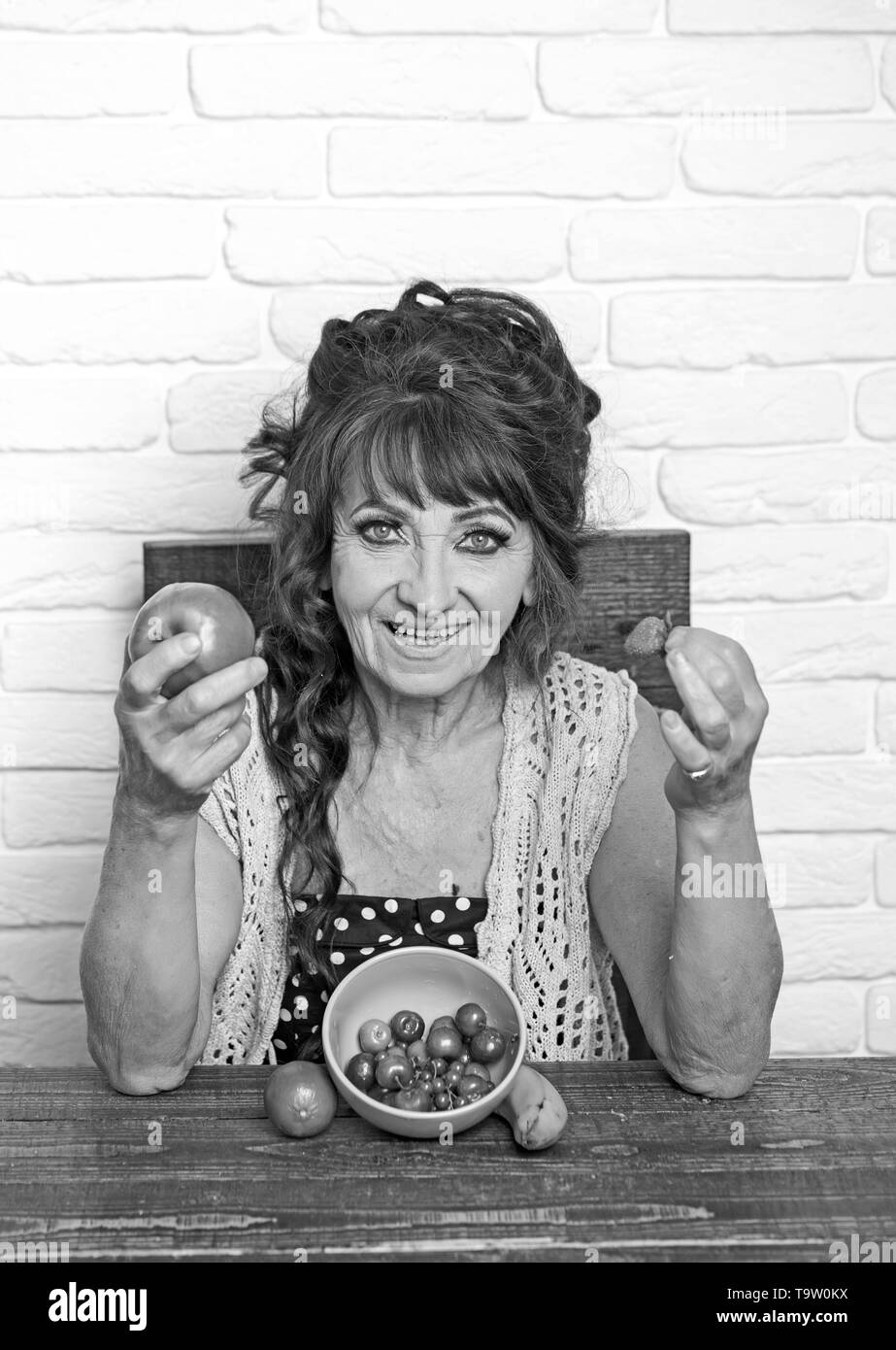 Healthy mature skin Black and White Stock Photos & Images - Alamy