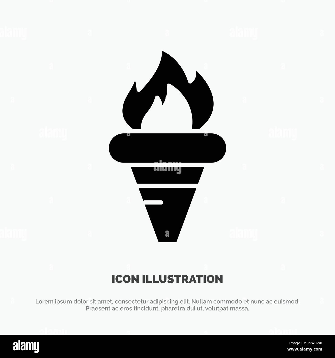 Athlete holding torch olympic fire hi-res stock photography and images ...