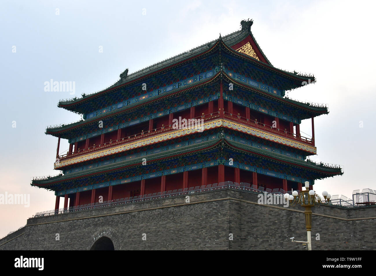 Zhengyangmen Gatehouse in Tiananmen Square, Tiān'ānmén Guǎngchǎng ...