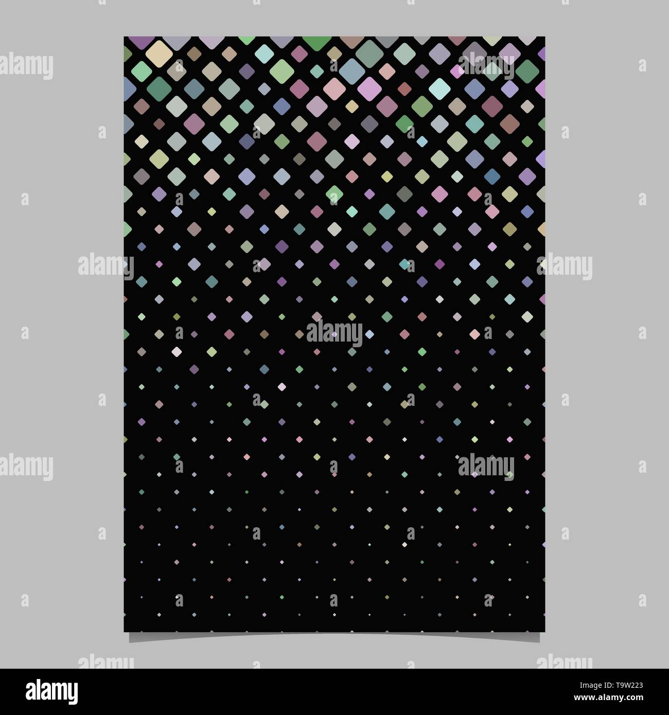 Abstract Diagonal Square Pattern Brochure Background Template Stock Vector Image And Art Alamy