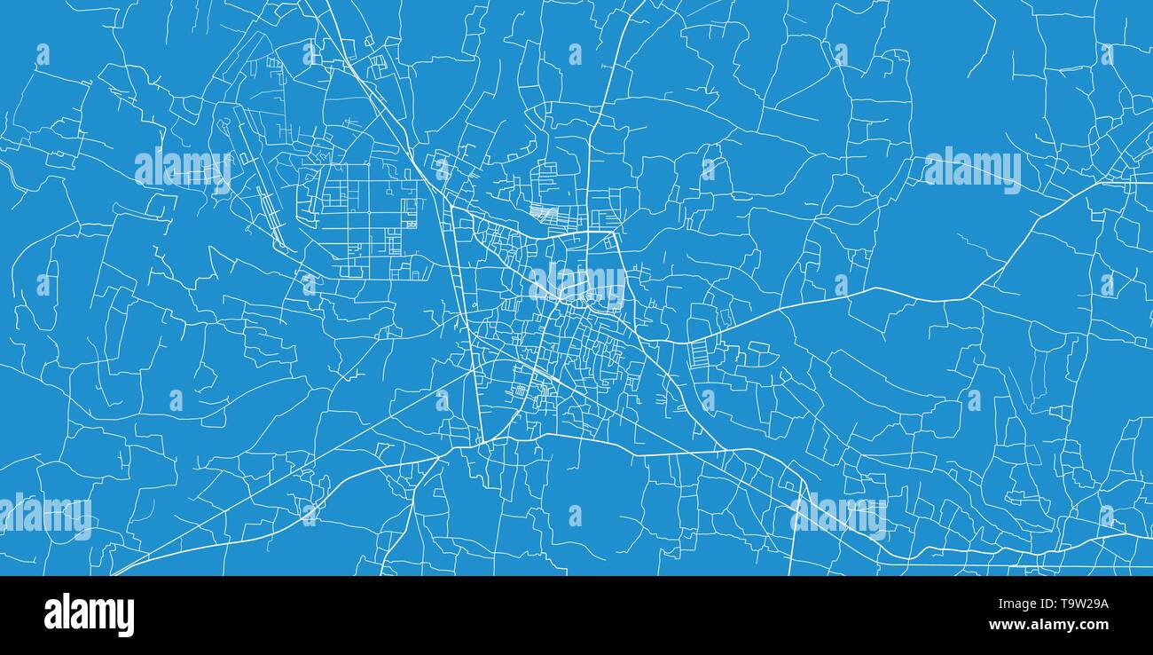 Urban vector city map of Jessore, Bangladesh Stock Vector Image & Art ...