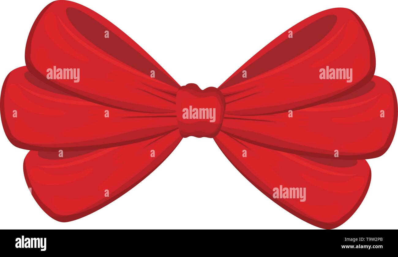 beautiful ribbon red with white background Stock Vector Image & Art - Alamy
