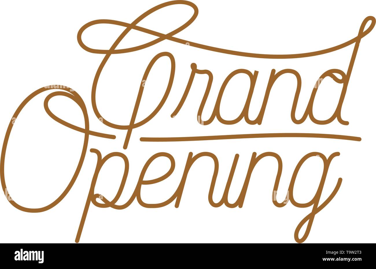 grand opening label isolated icon Stock Vector Image & Art - Alamy