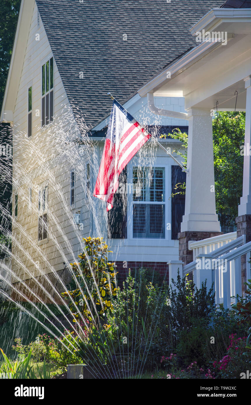 America luxury house flags hi-res stock photography and images - Alamy