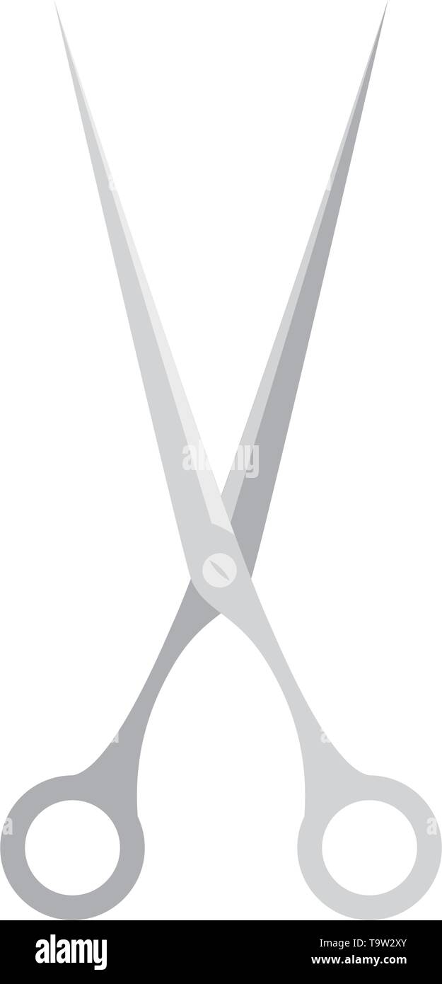 open scissor in white background icon Stock Vector Image & Art - Alamy