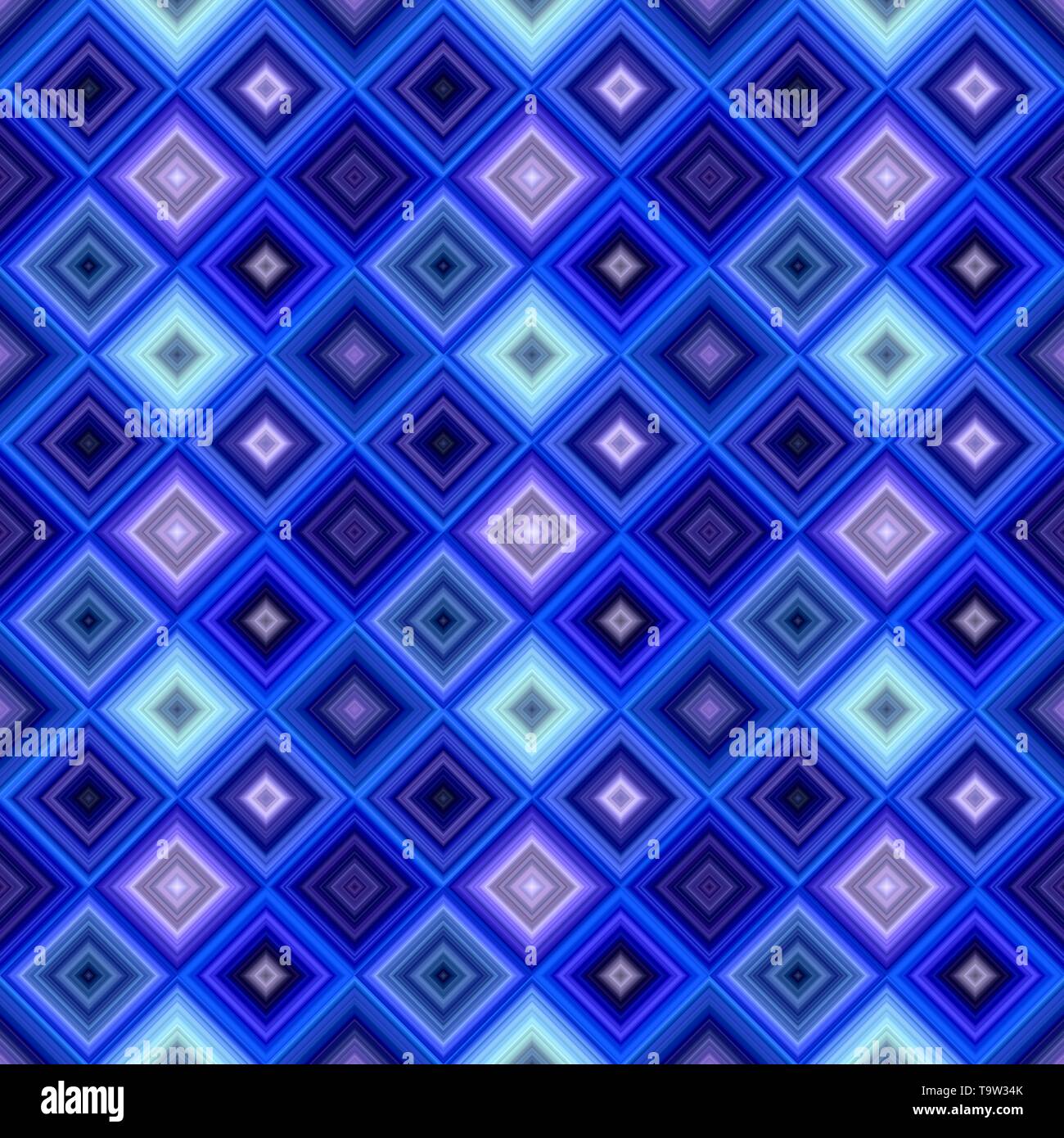 Blue Seamless Diagonal Square Tile Mosaic Pattern Background Stock Vector Image And Art Alamy