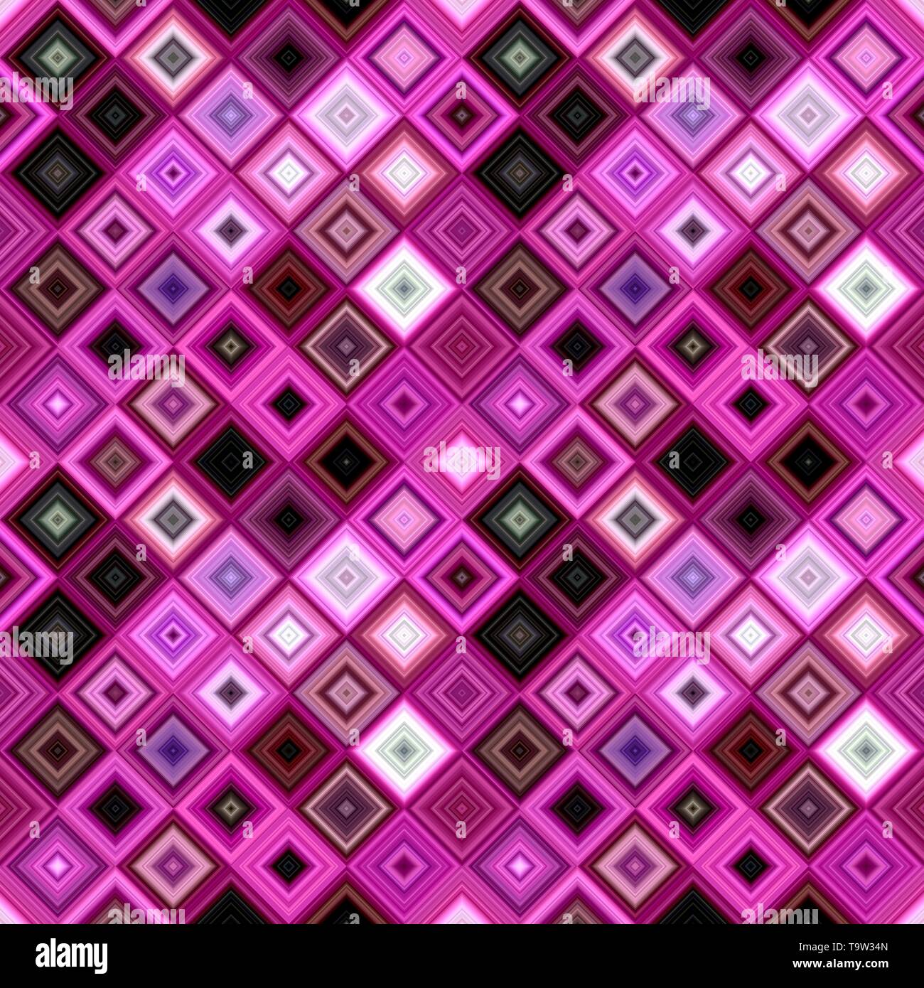 Purple abstract repeating diagonal square mosaic tile pattern background Stock Vector Image ...