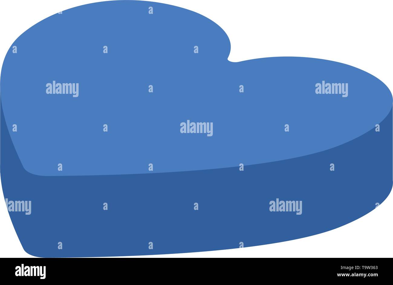 heart isometric isolated icon Stock Vector Image & Art - Alamy