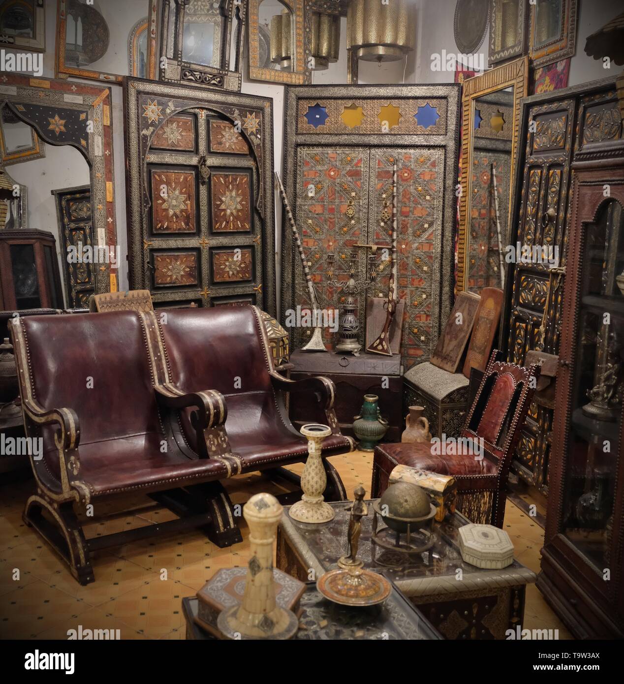 Traditional wood inlay furniture hi-res stock photography and images ...