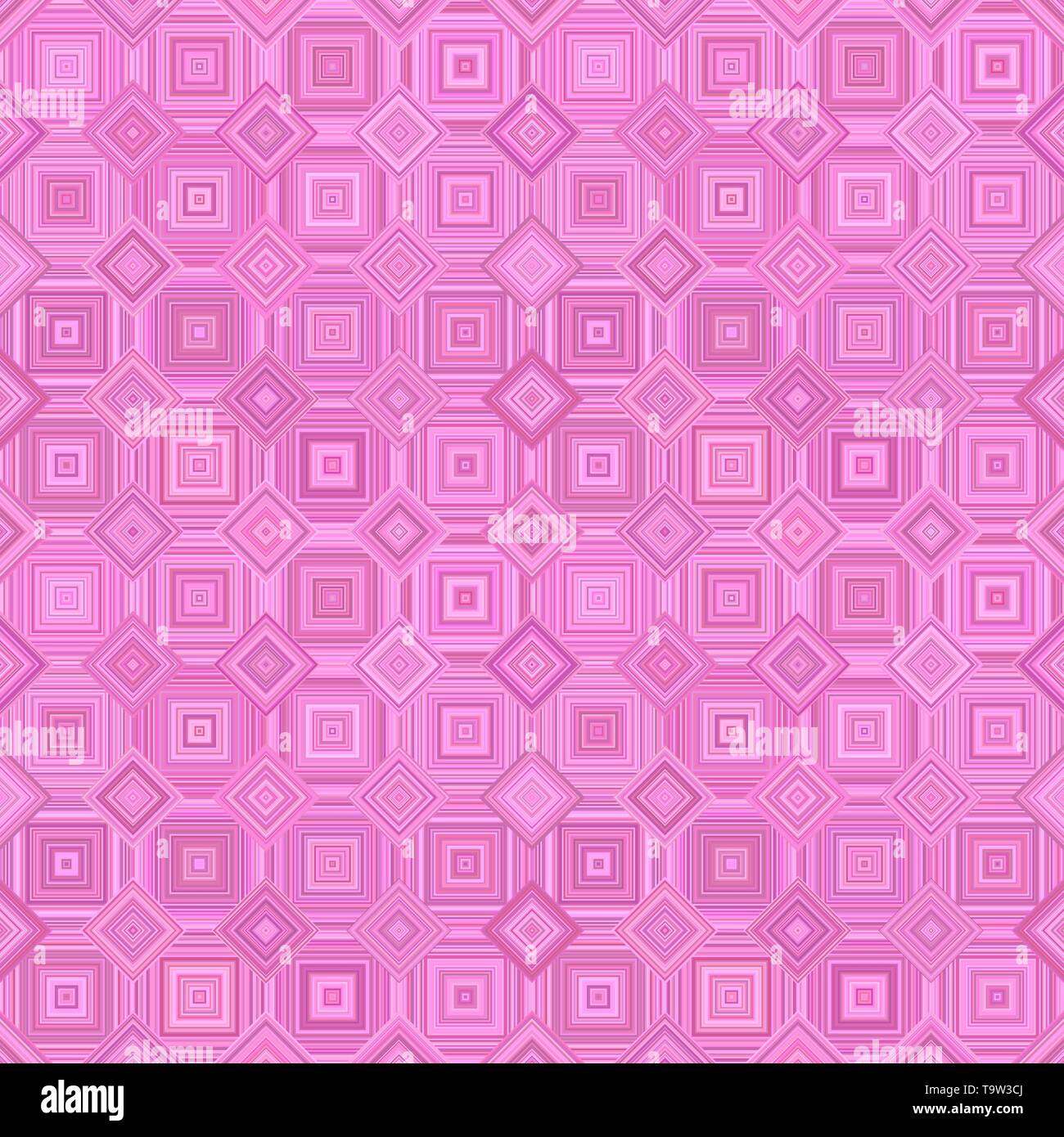 Pink geometric diagonal square mosaic pattern background - seamless illustration Stock Vector ...
