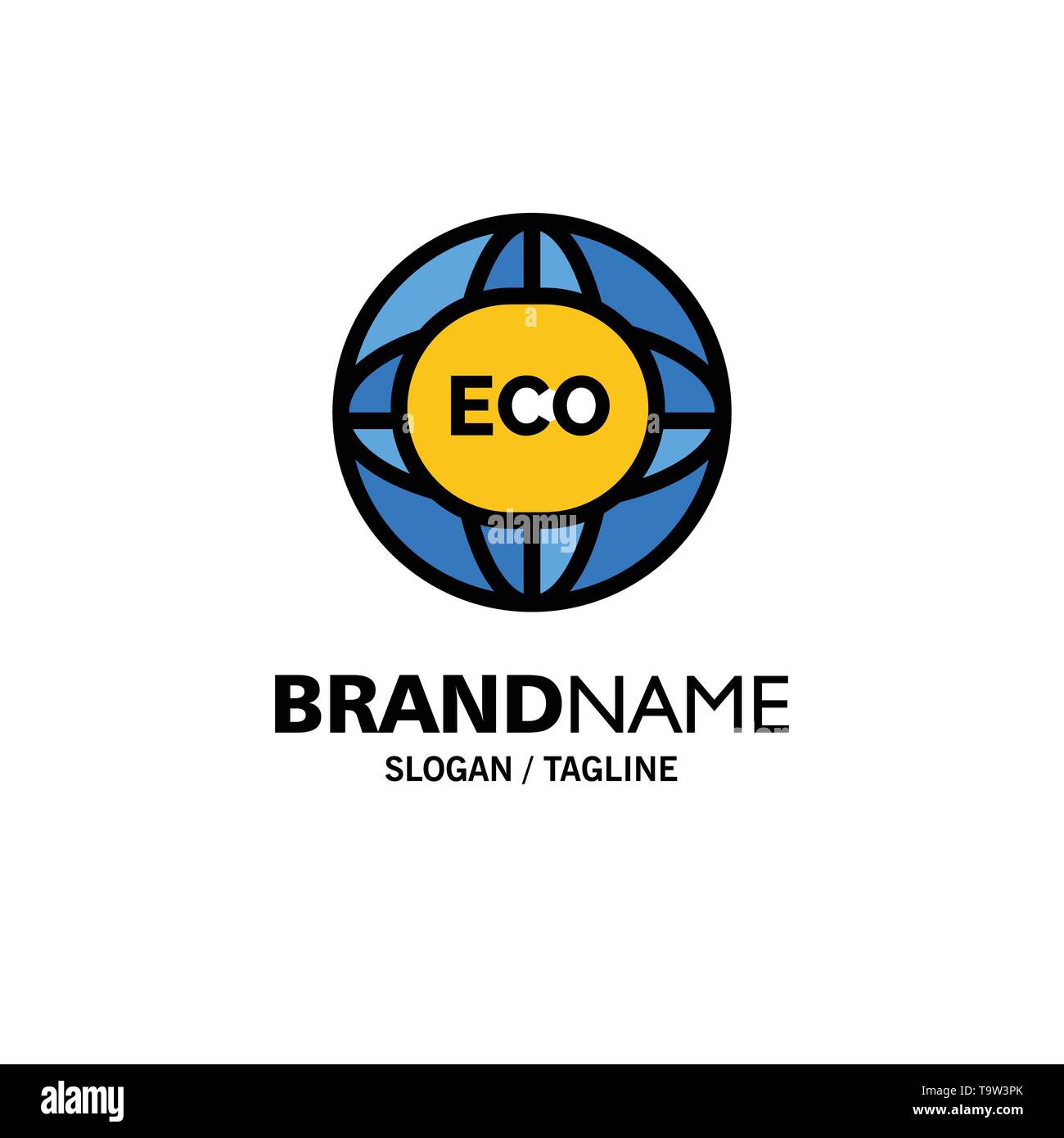 Eco business logo hi-res stock photography and images - Alamy