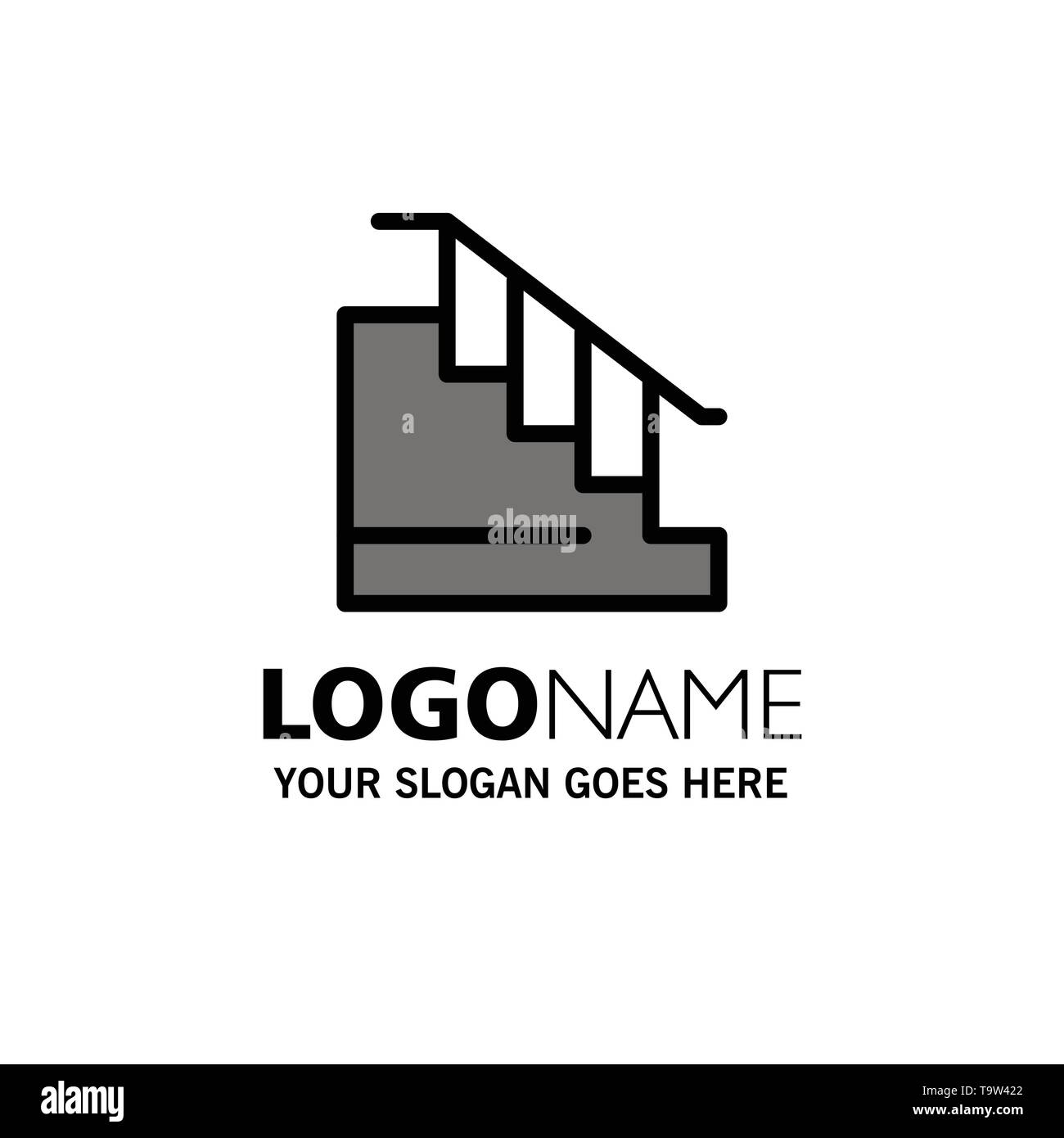 Stair logo Stock Vector Images - Alamy