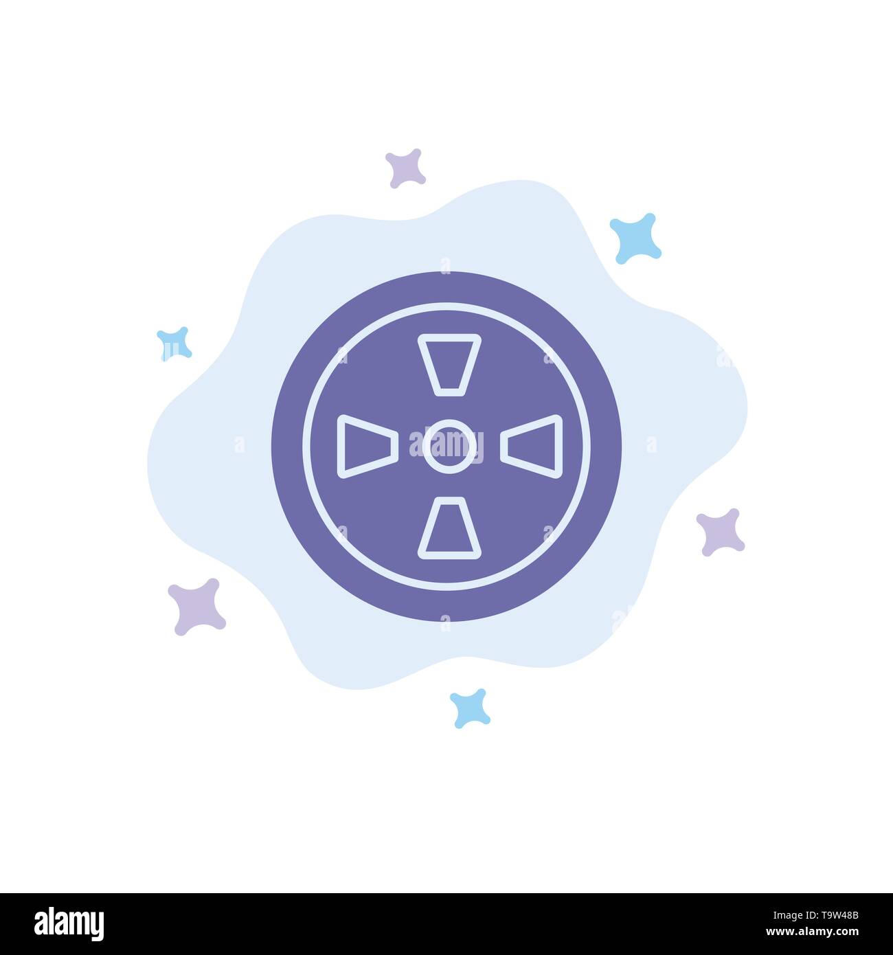 Blue turbine engine Stock Vector Images - Alamy