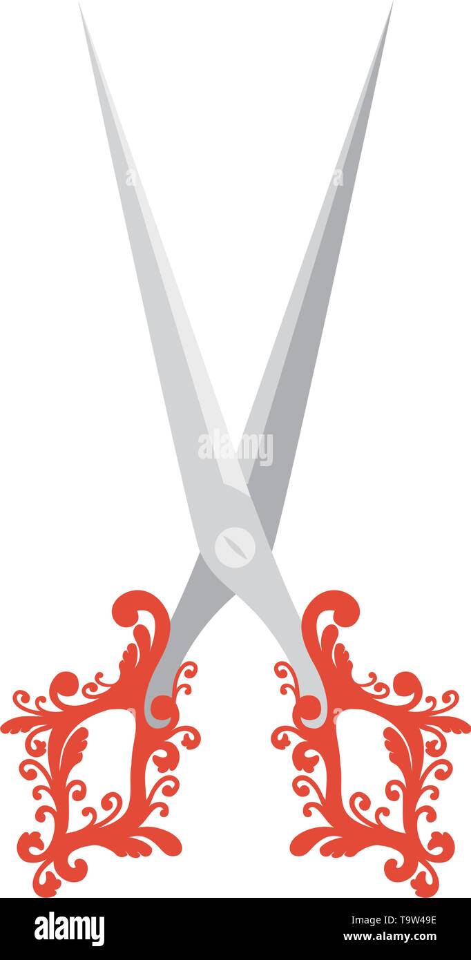 open scissor in white background icon Stock Vector Image & Art - Alamy