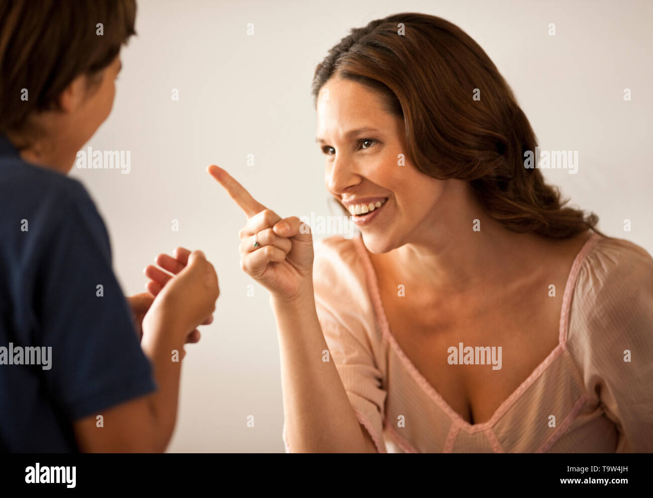 Parents telling off children hi-res stock photography and images - Alamy