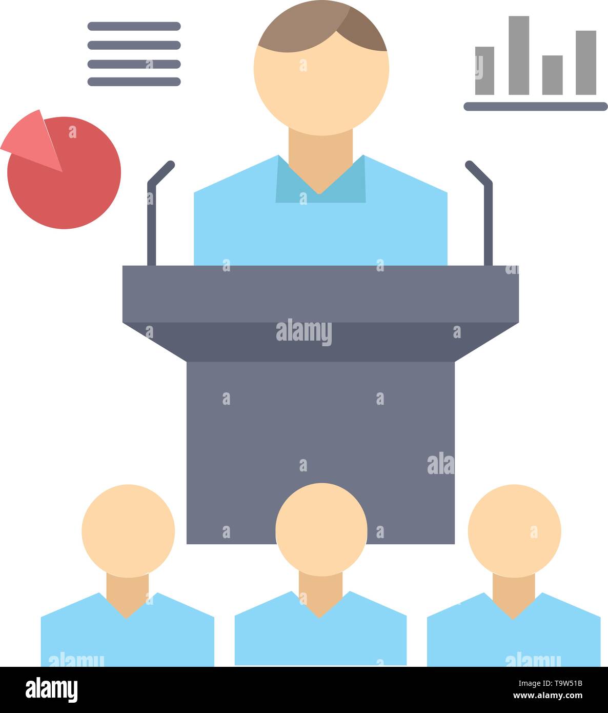 Academic conference group discussion Stock Vector Images - Alamy