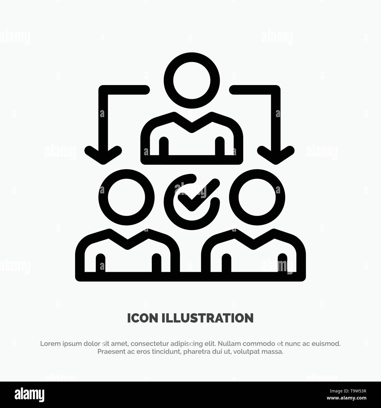 Delegating vector vectors hi-res stock photography and images - Alamy