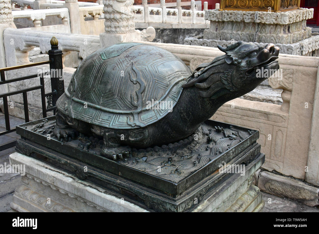 turtle statue, Forbidden City, Gùgōng, Beijing, Peking, China, Asia ...