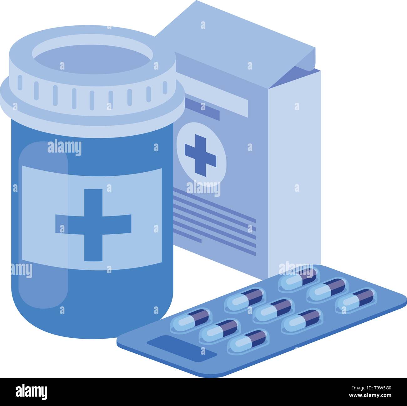 medicine drugs on white background Stock Vector Image & Art - Alamy