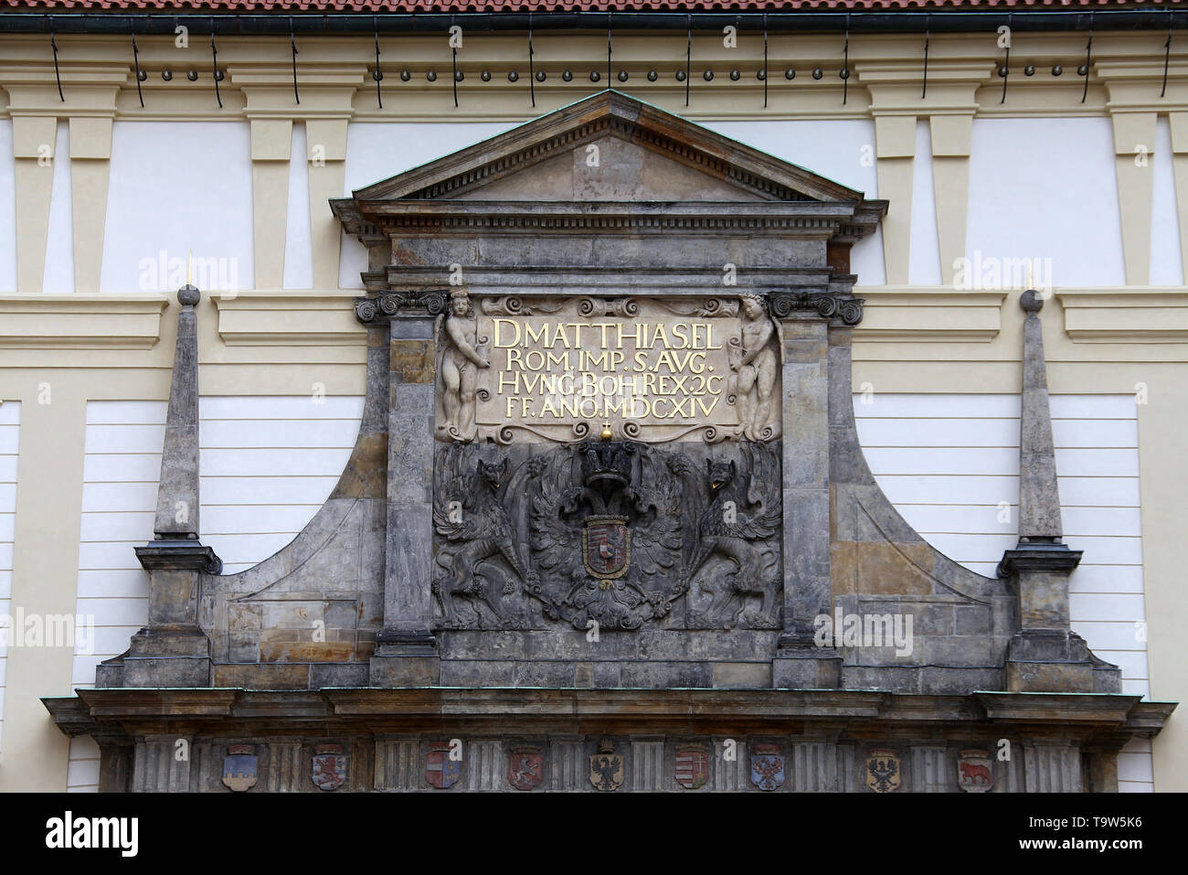 Matthias Gate at Prague Castle Stock Photo - Alamy