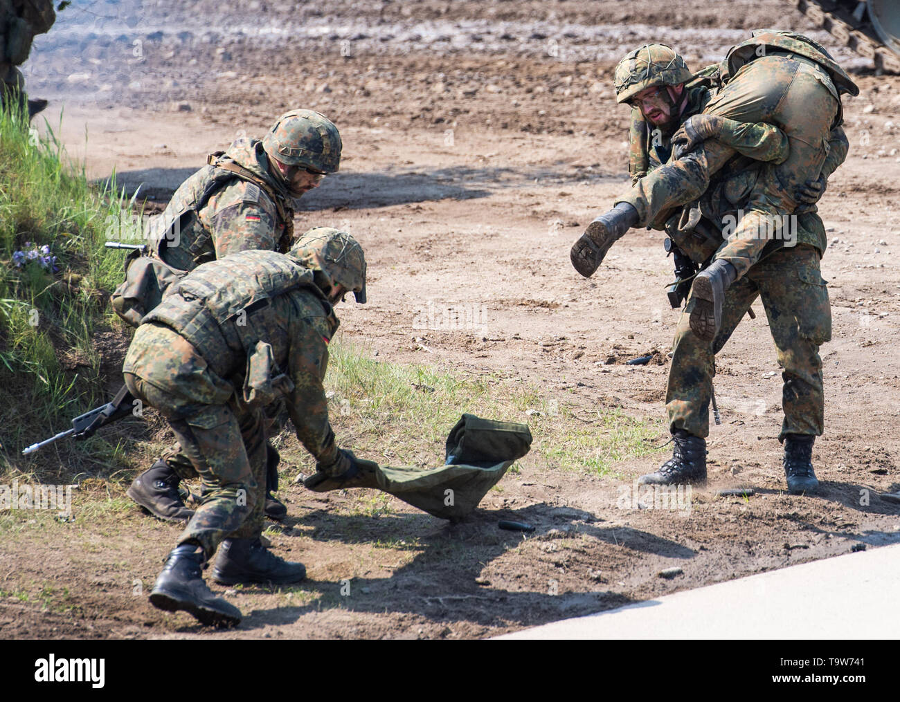 Munster, Germany. 20th May, 2019. During a demonstration of the Very ...
