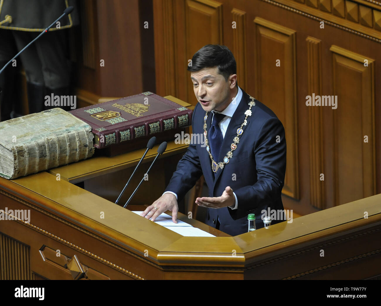 Kiev, Ukraine. 20th May, 2019. New Ukrainian president Volodymyr ...