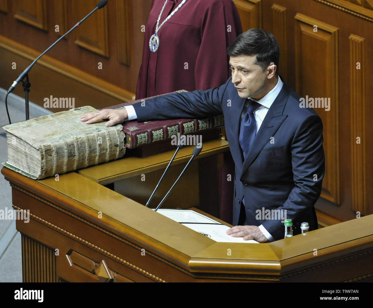 Kiev, Ukraine. 20th May, 2019. New Ukrainian president Volodymyr ...