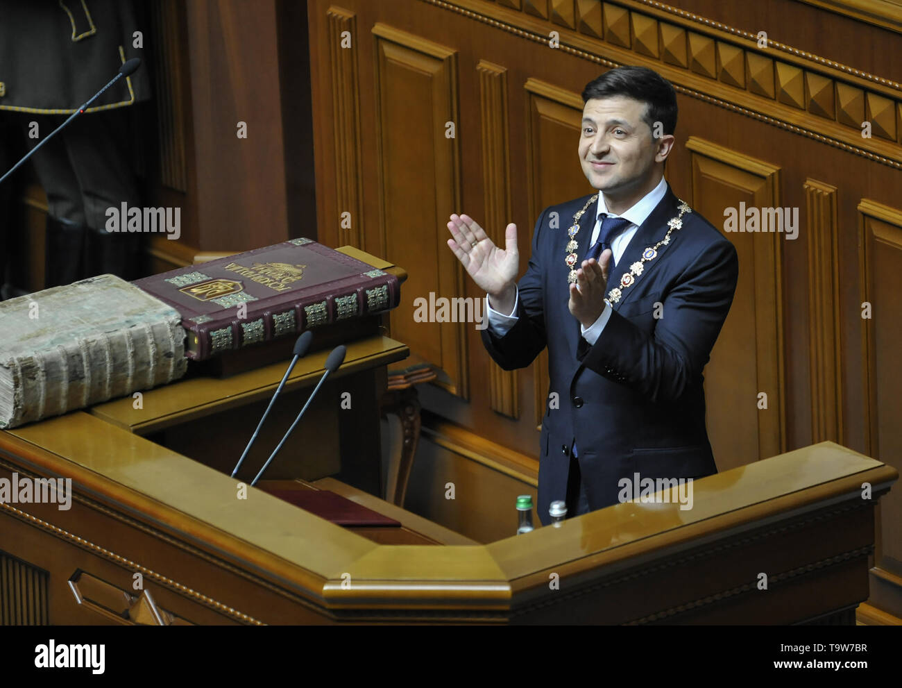 Kiev, Ukraine. 20th May, 2019. New Ukrainian president Volodymyr ...