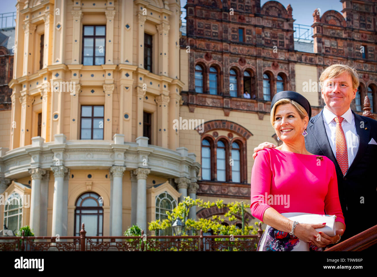 Schwerig, Germany. 20th May, 2019. King Willem-Alexander and Queen ...
