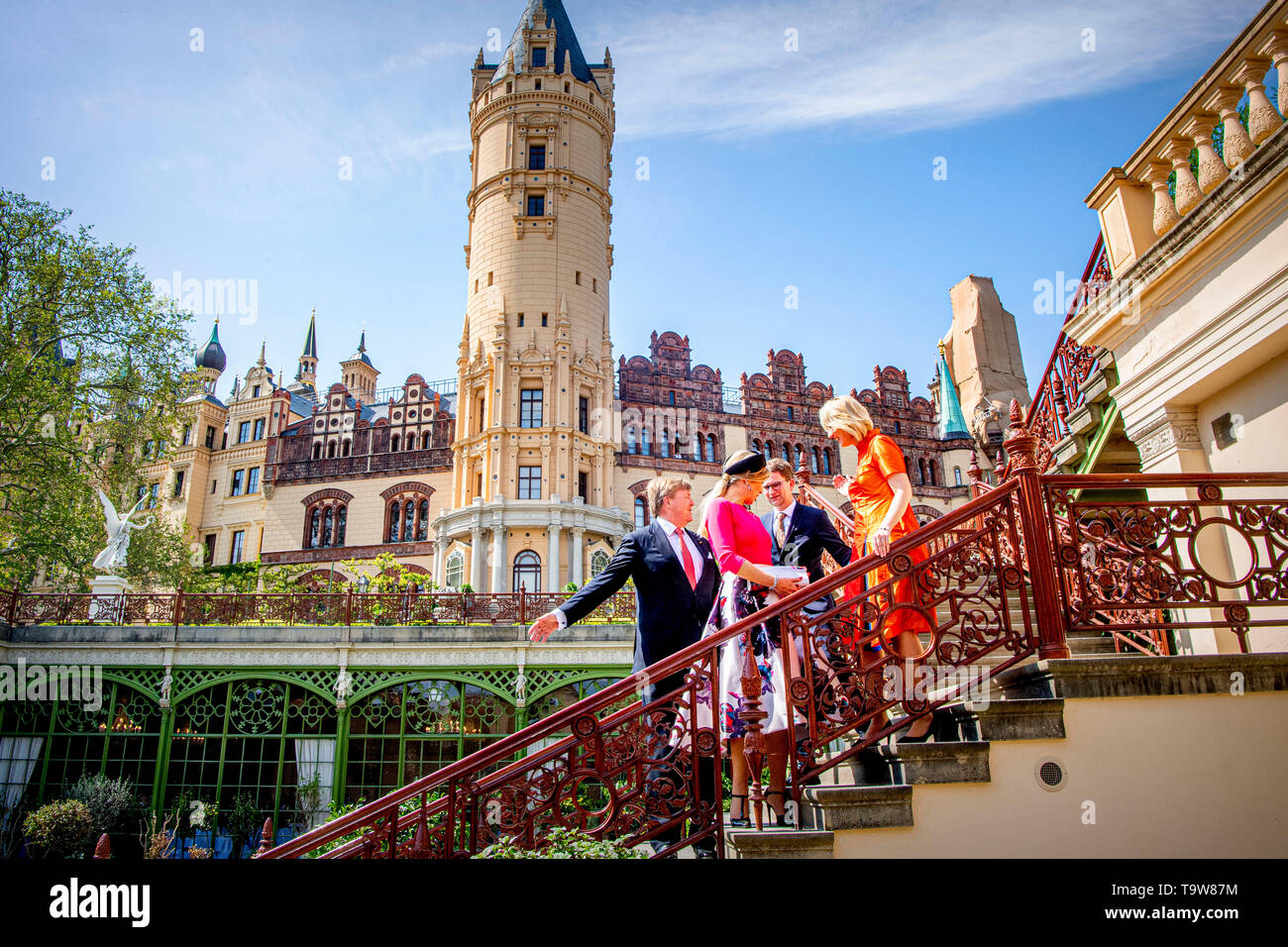 Schwerig, Germany. 20th May, 2019. King Willem-Alexander and Queen ...