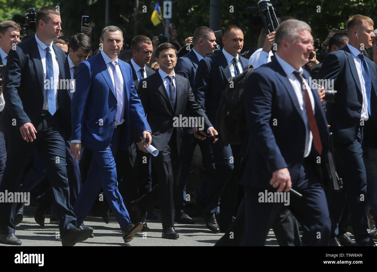 Kyiv, Ukraine. 20th May, 2019. Ukraine's new President Volodymyr ...