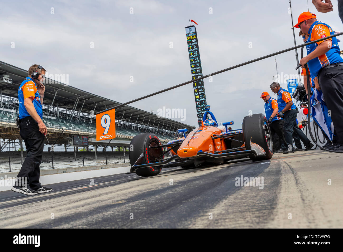 May 17, 2019: Indianapolis, Indiana, U.S.: SCOTT DIXON (9) of New ...