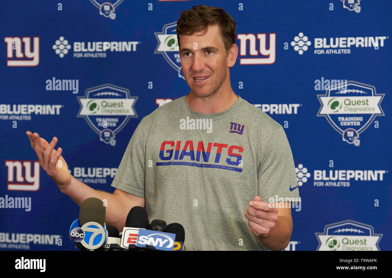 East Rutherford, New Jersey, USA. 20th May, 2019. New York Giants ...