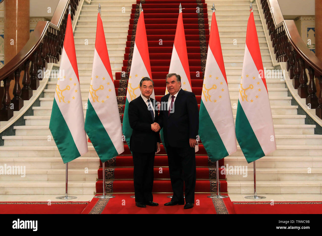 Dushanbe, Tajikistan. 20th May, 2019. Tajikistan's President Emomali ...