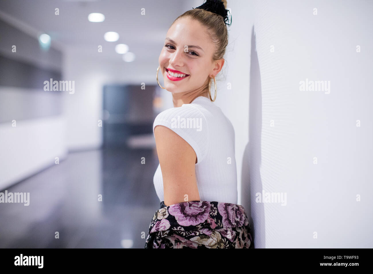 Duesseldorf, Germany. 20th May, 2019. Simone (21), participant in the ...