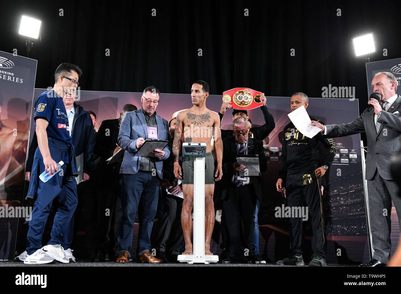 Glasgow, UK. 17th May, 2019. Emmanuel Rodriguez (PUR) Boxing : Emmanuel ...