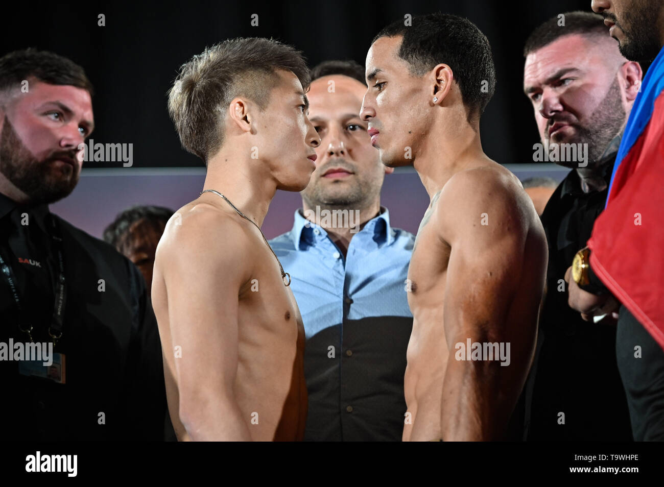 Glasgow, UK. 17th May, 2019. Naoya Inoue (JPN), Emmanuel Rodriguez (PUR ...