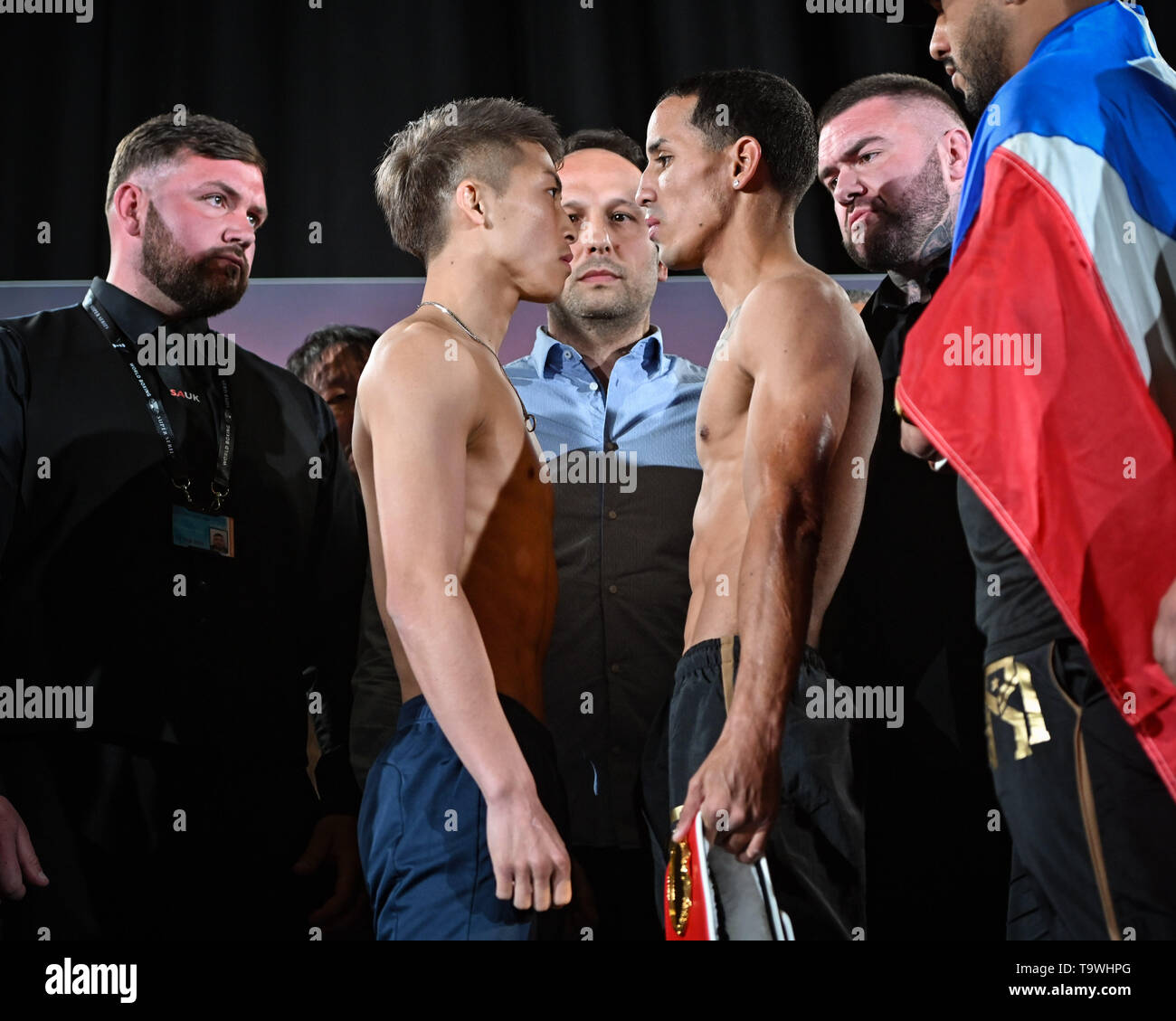 Glasgow, UK. 17th May, 2019. Naoya Inoue (JPN), Emmanuel Rodriguez (PUR ...