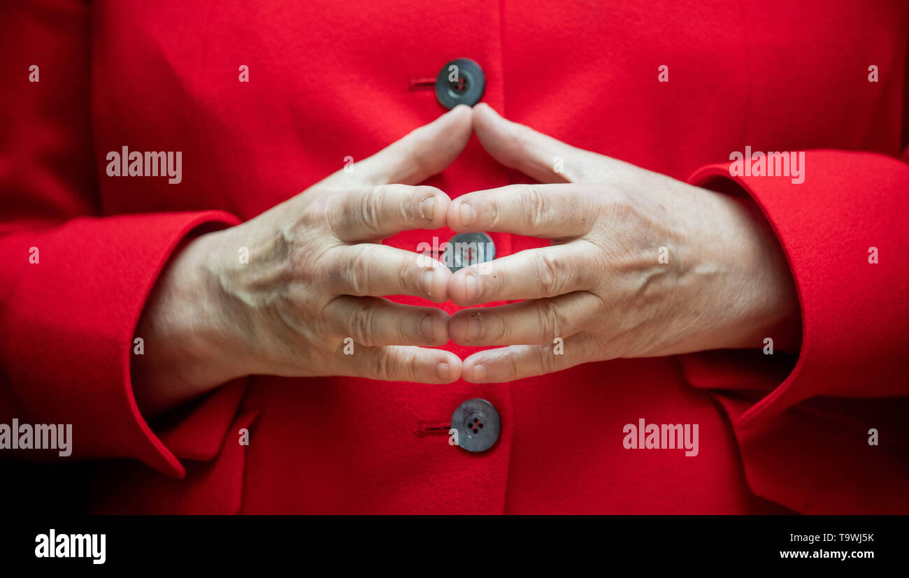 Berlin, Germany. 21st May, 2019. Federal Chancellor Angela Merkel (CDU ...