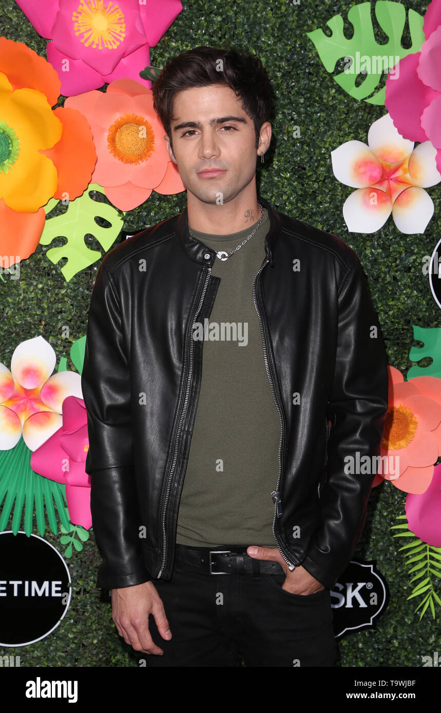 LOS ANGELES, CA - MAY 20: Max Ehrich, at the Lifetime Summer Luau 2019 ...