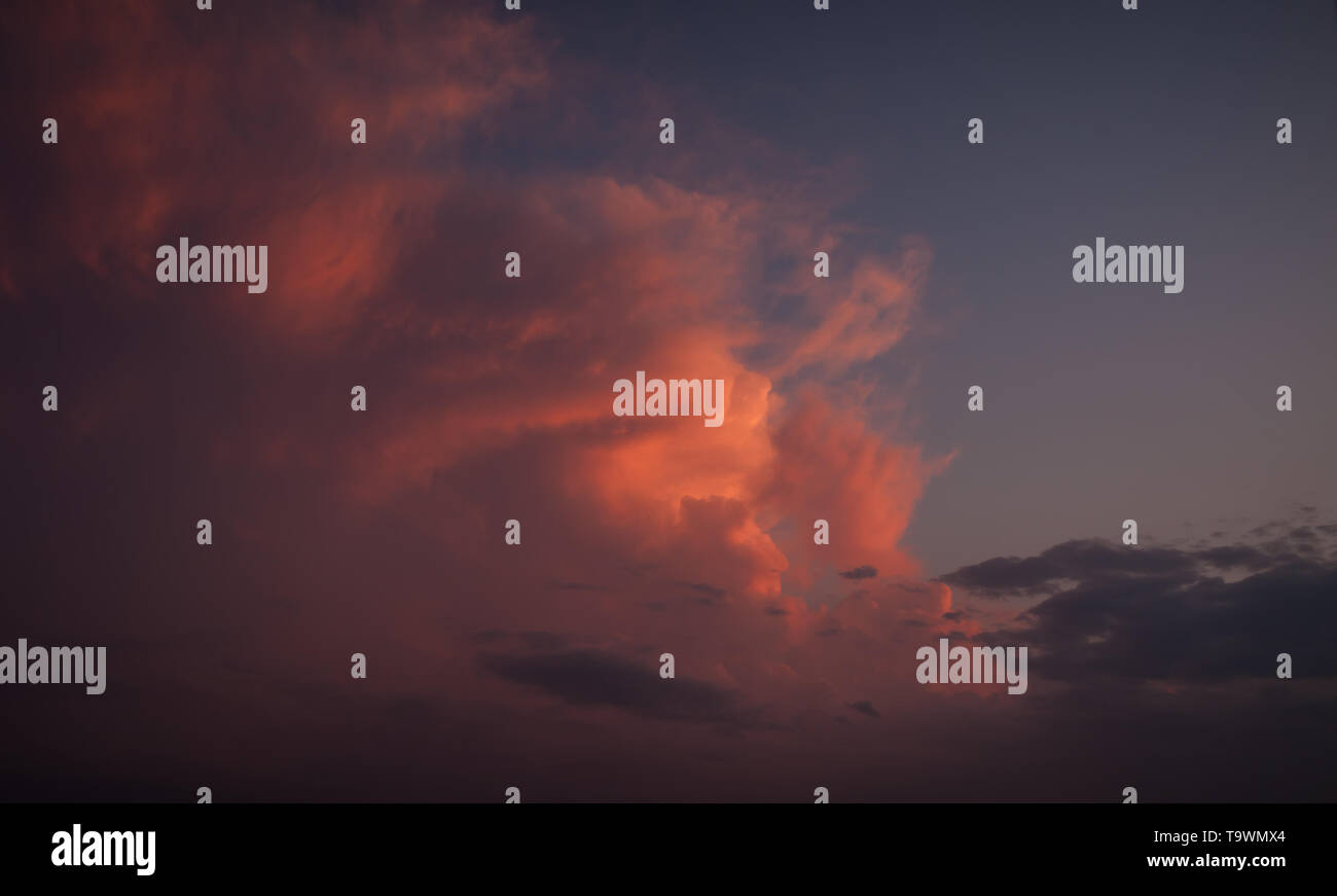 Dramatic sky. Sunset. Nature background Stock Photo - Alamy