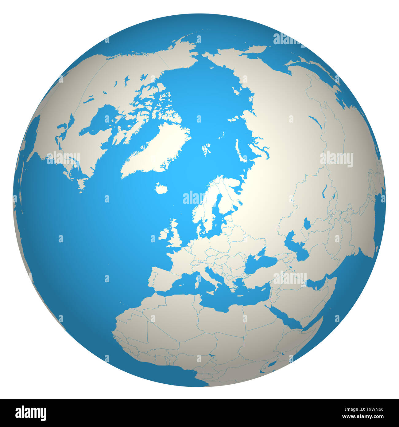 Travel destinations globe Cut Out Stock Images & Pictures - Alamy
