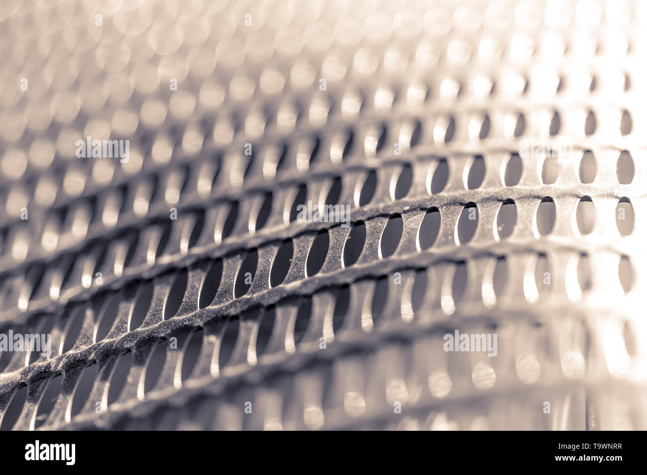 Plastic mesh for protection plant Stock Photo - Alamy
