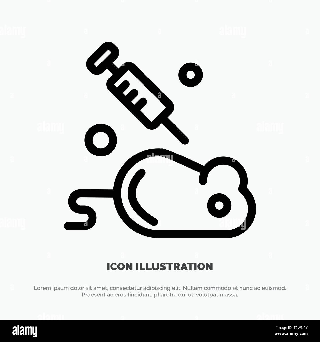 Laboratory microscope equipment pictogram vector hi-res stock ...