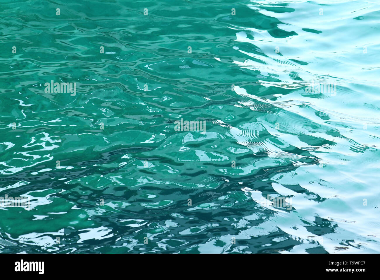 turquoise sea water background Stock Photo - Alamy