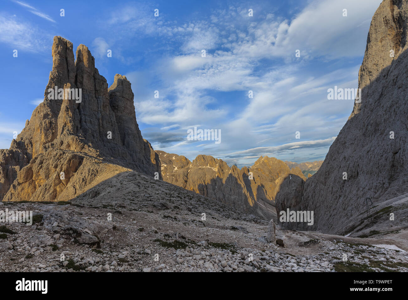 Vajolet towers in dolomites hi-res stock photography and images - Alamy