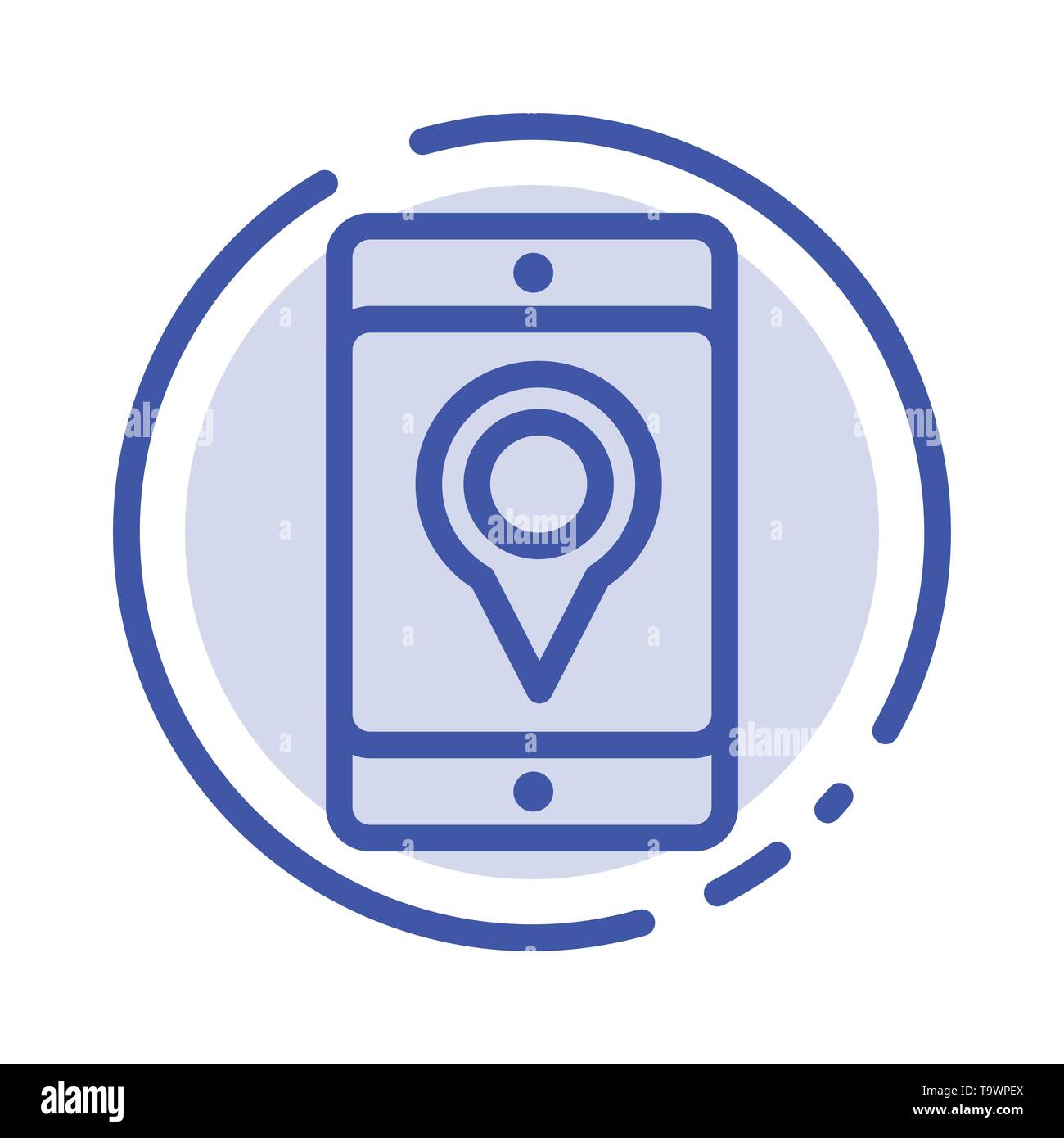 Hand tablet map Cut Out Stock Images & Pictures - Alamy