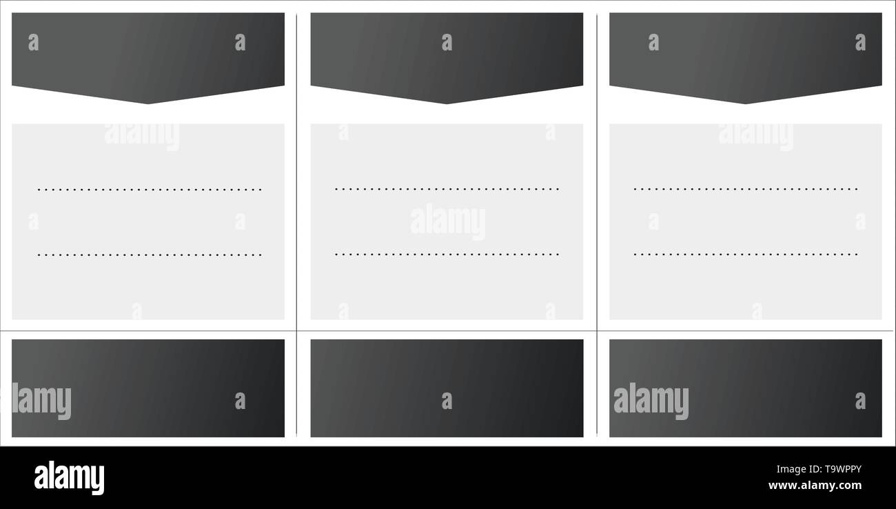 Blank Table Template